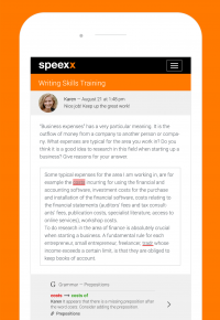 Speexx-App