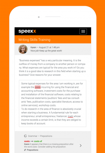 Speexx-App
